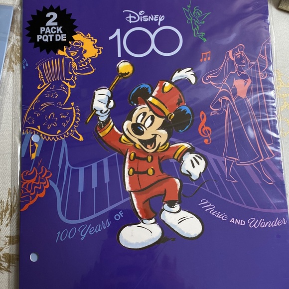 Disney | Office | Disney 0 Folders X 4 New Limited Edition | Poshmark
